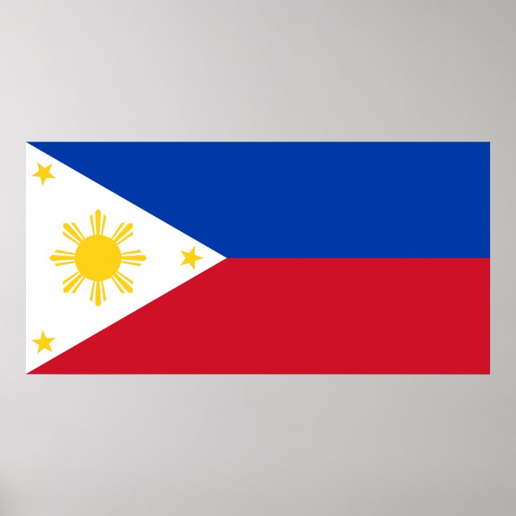 Flag of the Philippines Poster | Zazzle