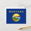 Flag of the State of Montana Postcard | Zazzle