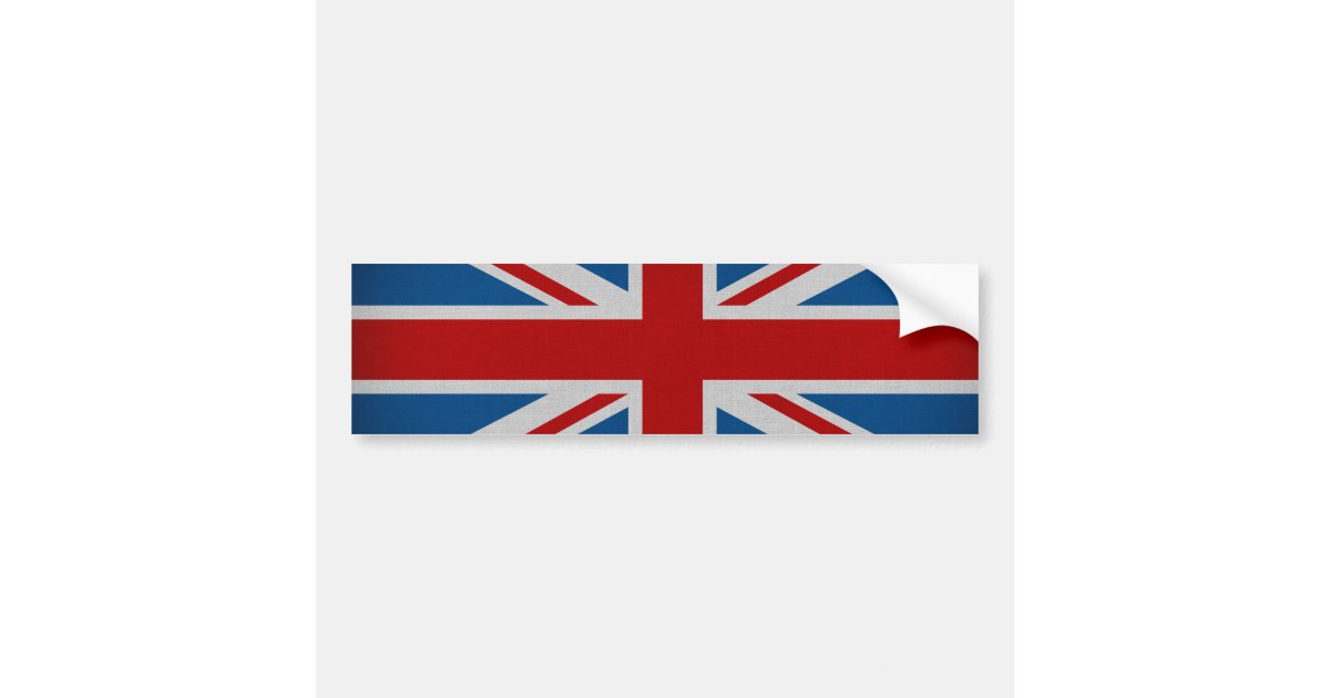 Flag of the United Kingdom Bumper Sticker | Zazzle