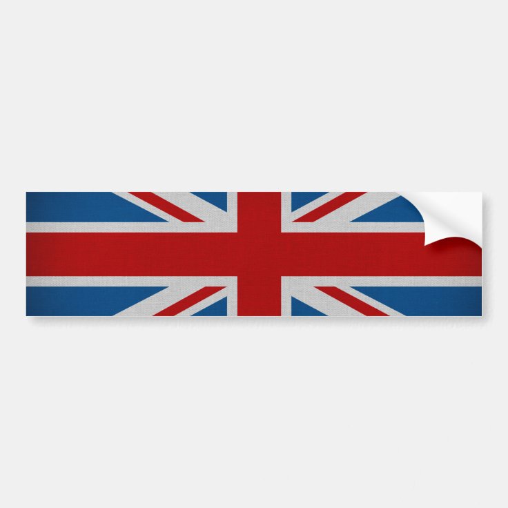 Flag of the United Kingdom Bumper Sticker | Zazzle