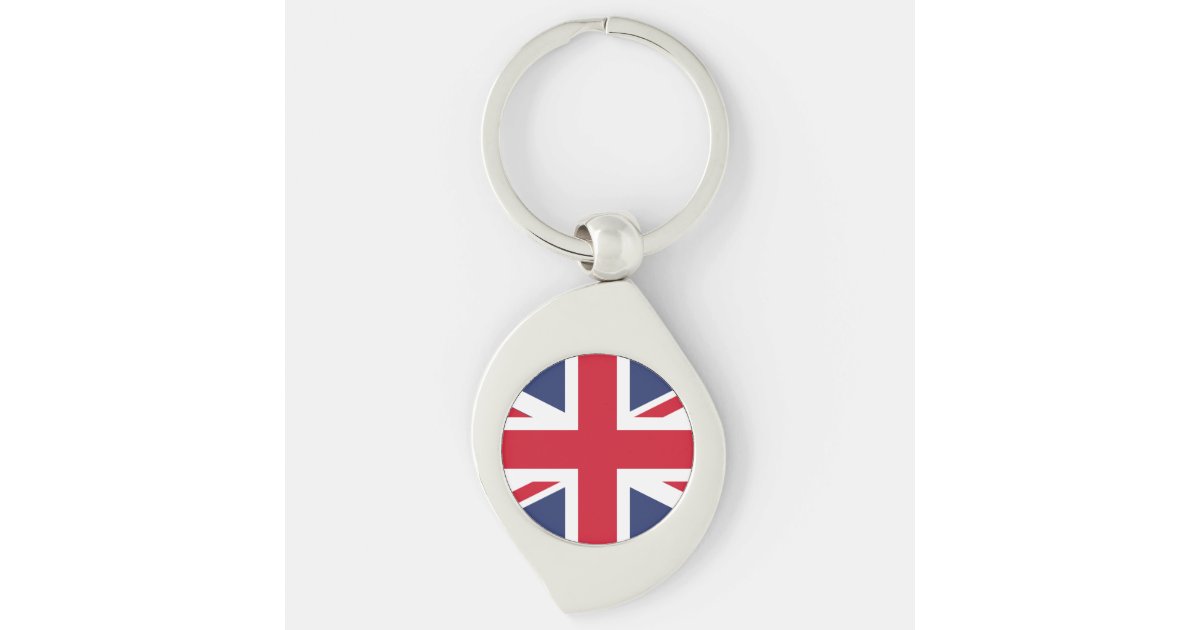 Flag of the United Kingdom Keychain | Zazzle
