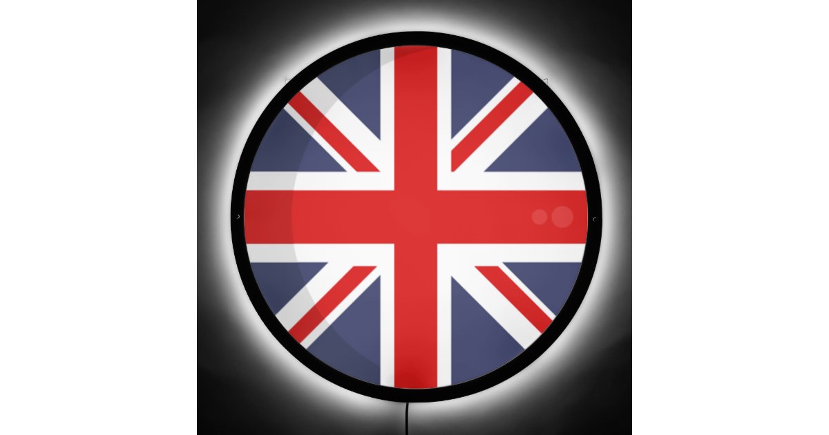 Flag of the United Kingdom LED Sign | Zazzle