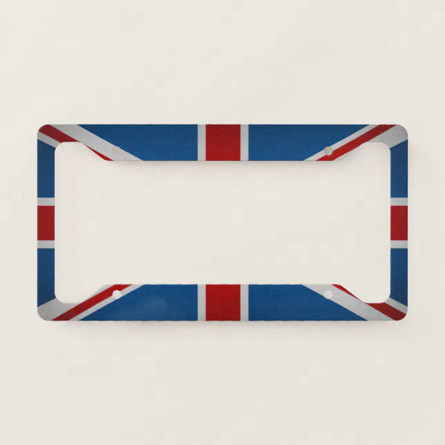 Flag of the United Kingdom License Plate Frame | Zazzle