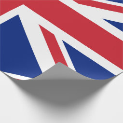 Flag of the United Kingdom. The Union Jack. Wrapping Paper | Zazzle