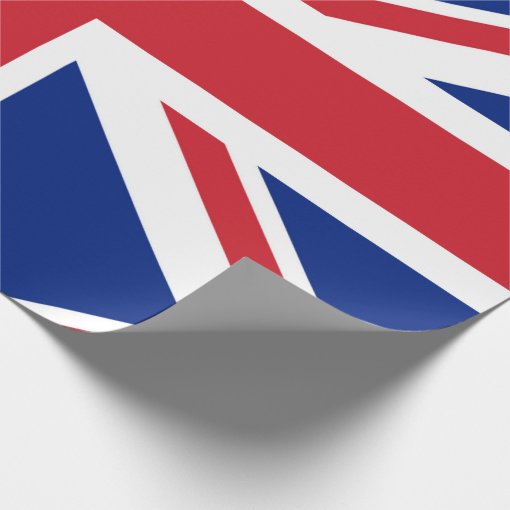 Flag of the United Kingdom. The Union Jack. Wrapping Paper | Zazzle