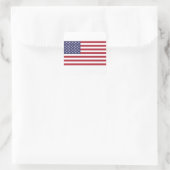 Flag of the United States - American USA US Flag Square Sticker | Zazzle