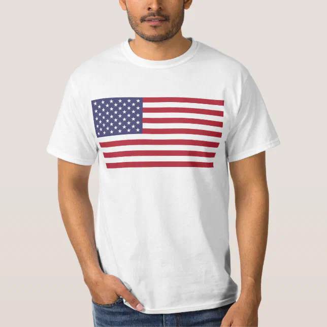 Flag of the United States - American USA US Flag T-Shirt | Zazzle