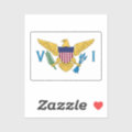 Flag of the United States Virgin Islands Sticker | Zazzle