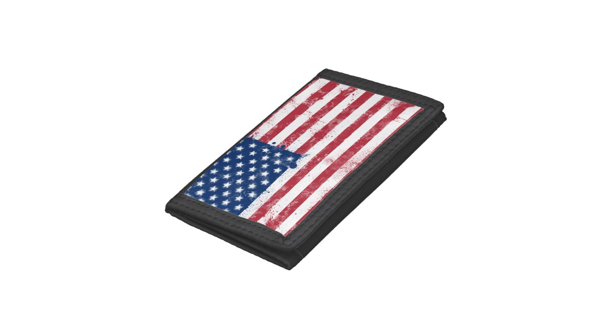 Flag of the USA Trifold Wallet | Zazzle