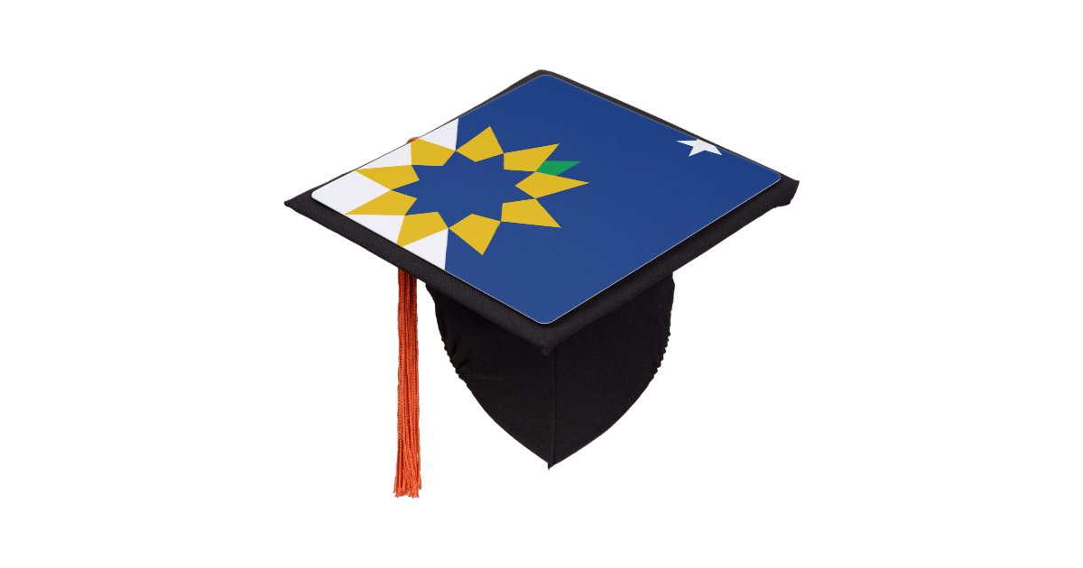Flag of Topeka, Kansas Graduation Cap Topper | Zazzle
