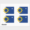 Flag of Topeka, Kansas Rectangular Sticker | Zazzle