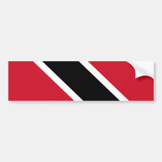 Flag of Trinidad and Tobago Bumper Sticker | Zazzle