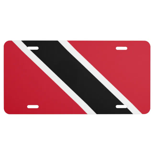 Flag of Trinidad and Tobago License Plate | Zazzle