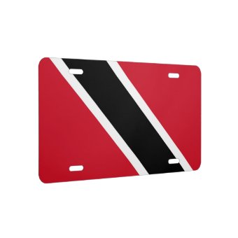 Flag of Trinidad and Tobago License Plate | Zazzle