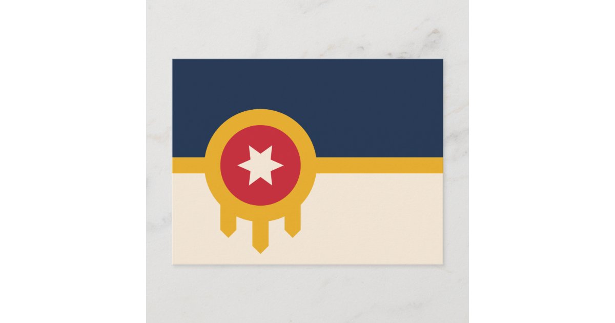 Flag of Tulsa (Oklahoma) Postcard | Zazzle