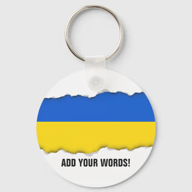 Flag of Ukraine Keychain | Zazzle