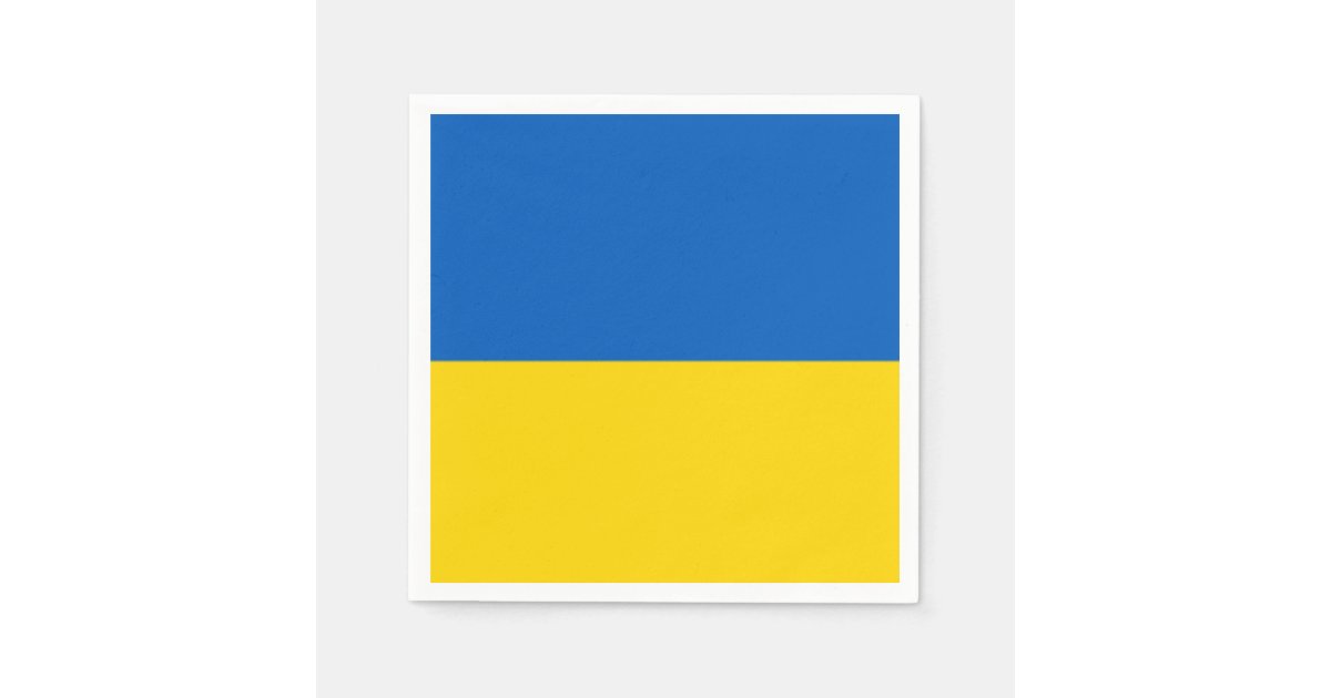 Flag of Ukraine Napkins | Zazzle