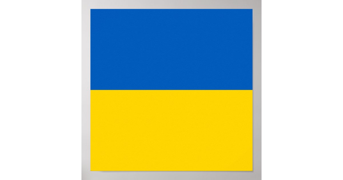 Flag of Ukraine Poster | Zazzle