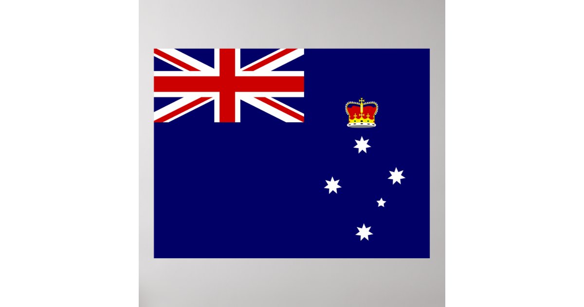 Flag of Victoria, Australia Poster | Zazzle