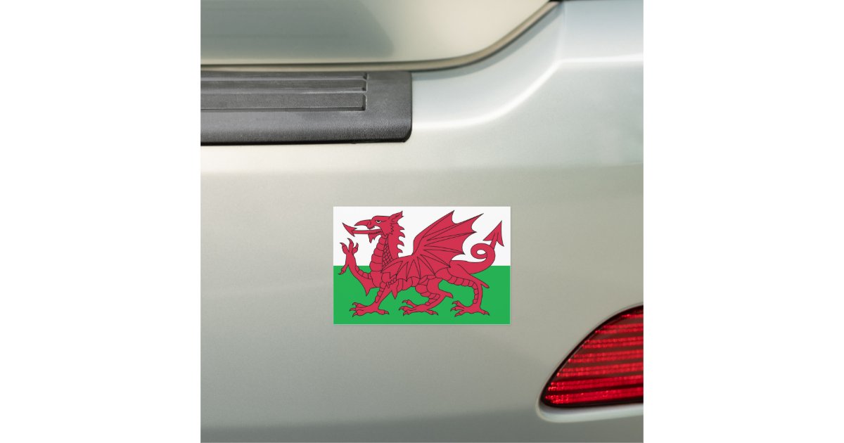 Flag of Wales Car Magnet | Zazzle