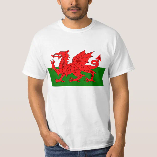 Flag of Wales T Shirt | Zazzle