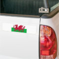 Flag of Wales - The Red Dragon - Baner Cymru Bumper Sticker | Zazzle