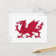 Flag of Wales - The Red Dragon - Baner Cymru Postcard | Zazzle