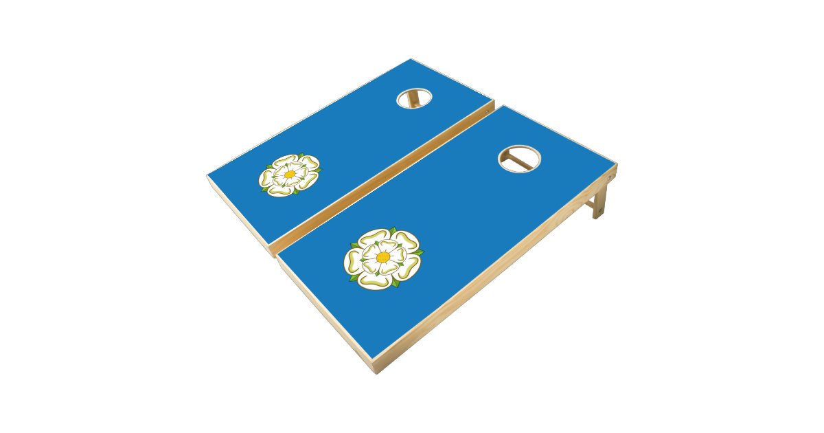 Flag of Yorkshire (UK) Cornhole Set | Zazzle