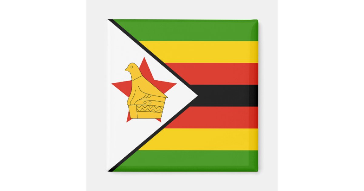 Flag of Zimbabwe Magnet | Zazzle