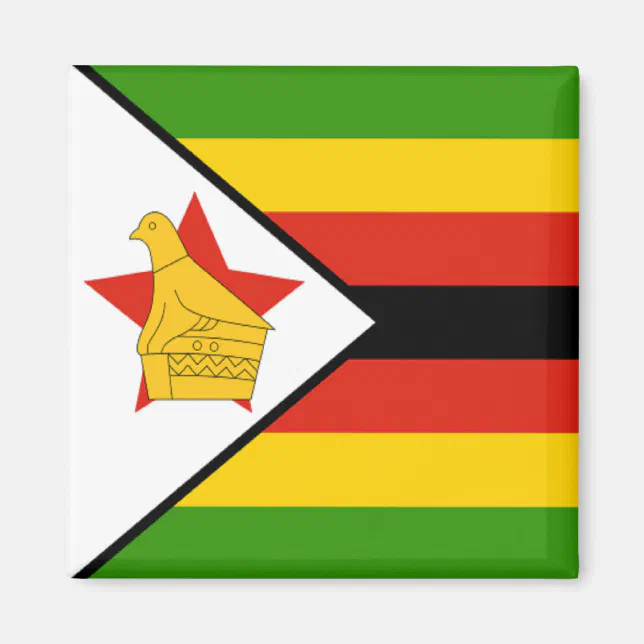 Flag of Zimbabwe Magnet | Zazzle