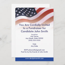 Flag Political Invitation | Zazzle