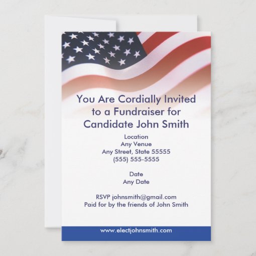 Flag Political Invitation | Zazzle