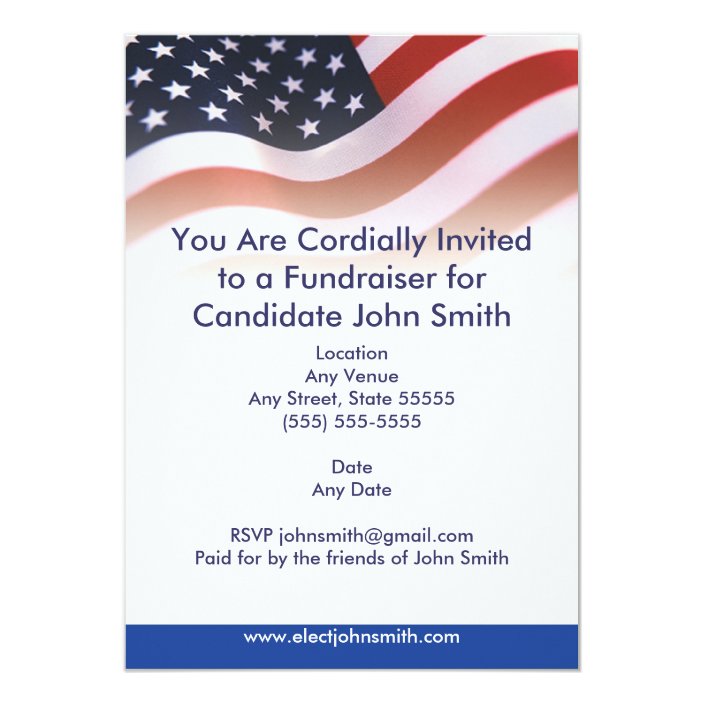 Flag Political Invitation | Zazzle.com