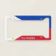 Flag theme of the Philippines License Plate Frame | Zazzle