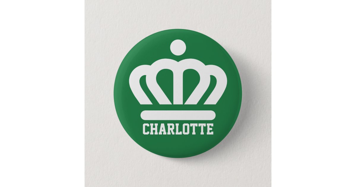 Flag (variant) of Charlotte, NC Button | Zazzle