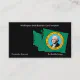 Flag Washington State Business Card | Zazzle