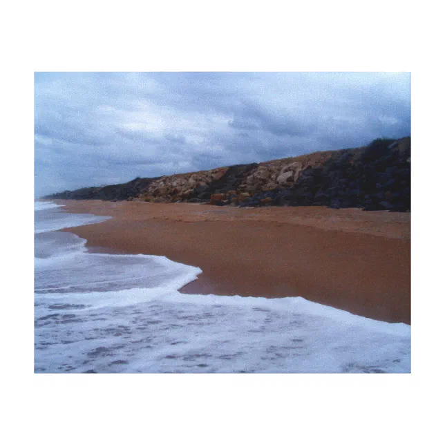 Flagler Beach Shoreline Canvas Print | Zazzle