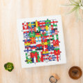 Flags of Countries of the World international flag 3 Ring Binder | Zazzle