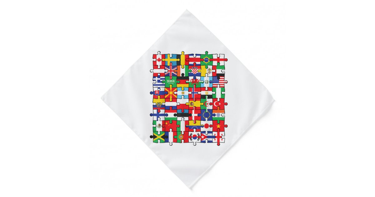 Flags of Countries of the World international flag Bandana | Zazzle