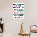 Flags of the Prefectures of Japan Poster | Zazzle