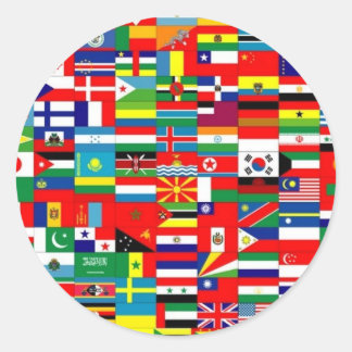 World Flag Stickers | Zazzle