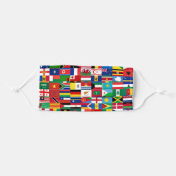 Flags of the World Face Mask | Zazzle