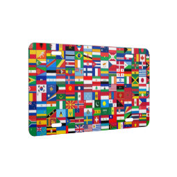 Flags of the World License Plate | Zazzle
