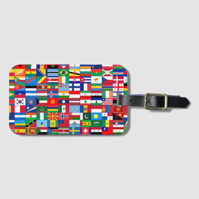 Flags of the World Luggage Tag | Zazzle