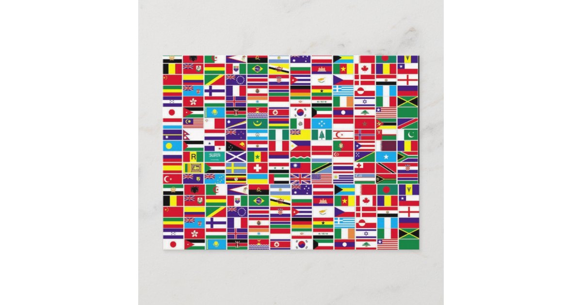flags postcard | Zazzle