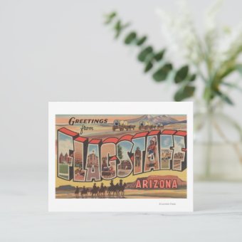 Flagstaff, Arizona - Large Letter Scenes Postcard | Zazzle