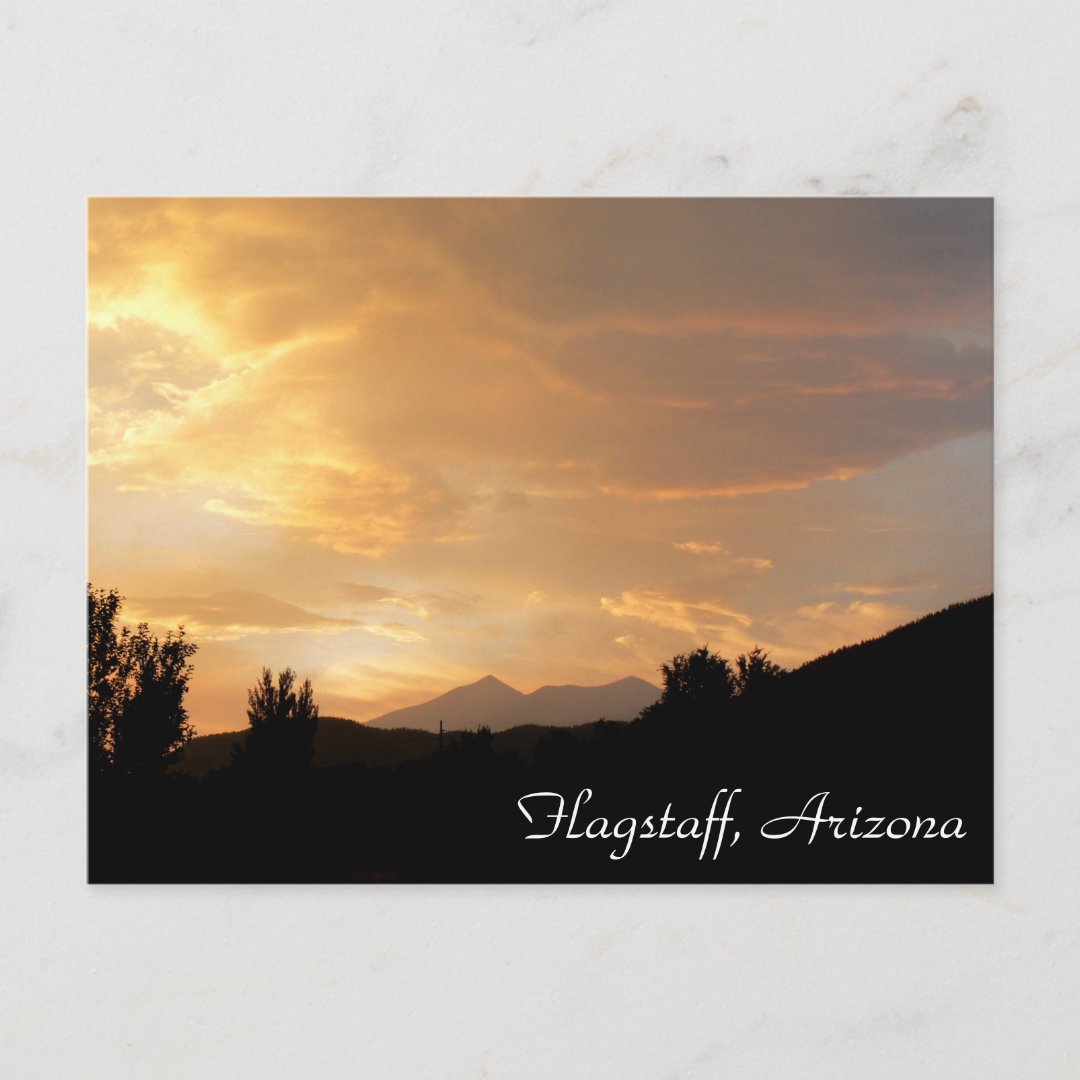 Flagstaff Sunset Postcard | Zazzle