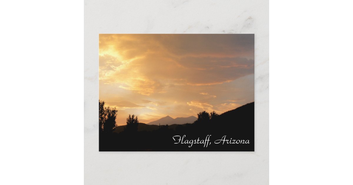 Flagstaff Sunset Postcard | Zazzle