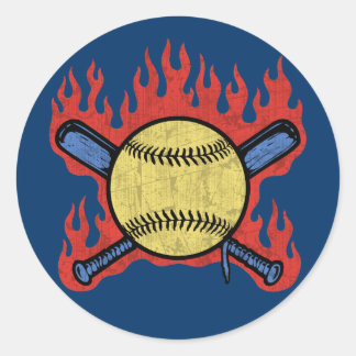 Softball Stickers | Zazzle
