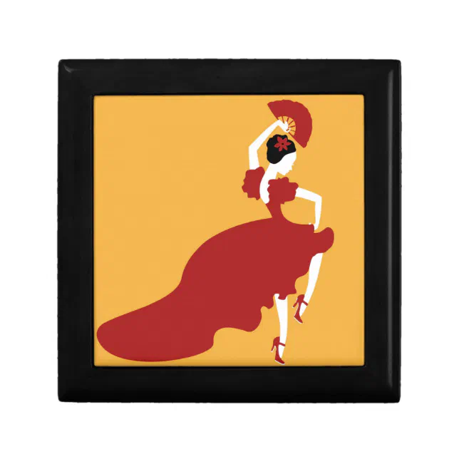 Flamenco Dancer Gift Box | Zazzle